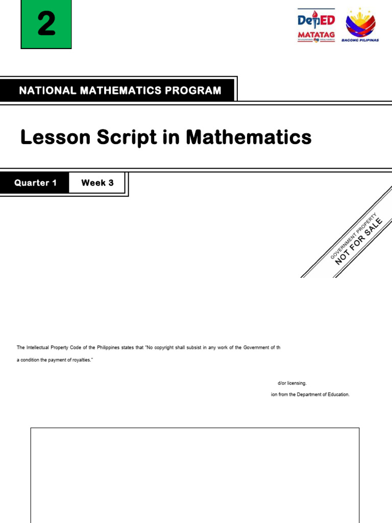 CO-2024-LS-Grade 2-NMP_Q1_Week3_Day1 | PDF