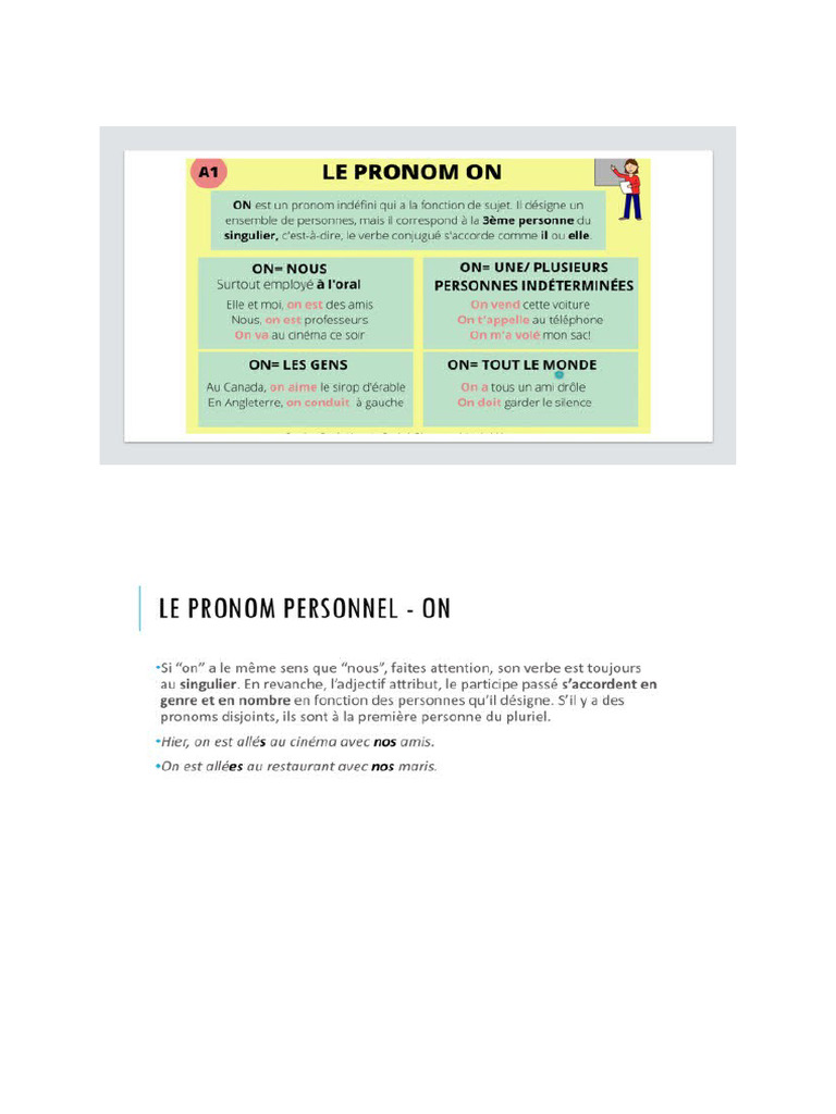 Pronom On | PDF
