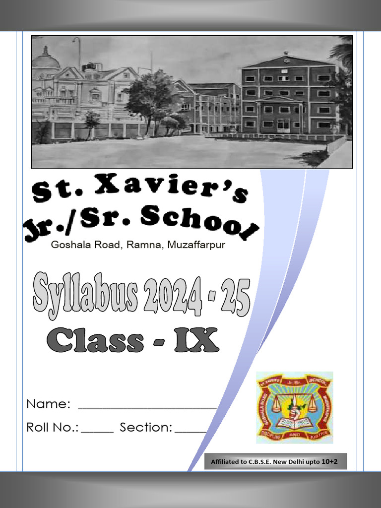 Class-IX Syllabus (2024-25) | PDF