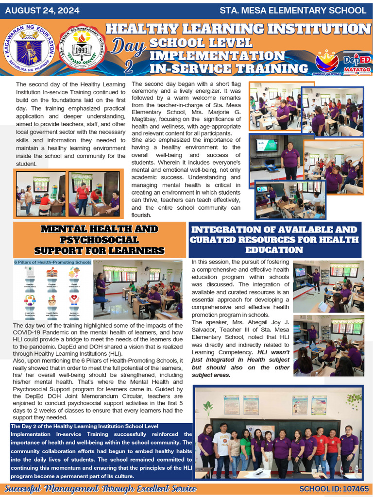 HLI Magazine Type Narrative Report | PDF | Cognition | Learning