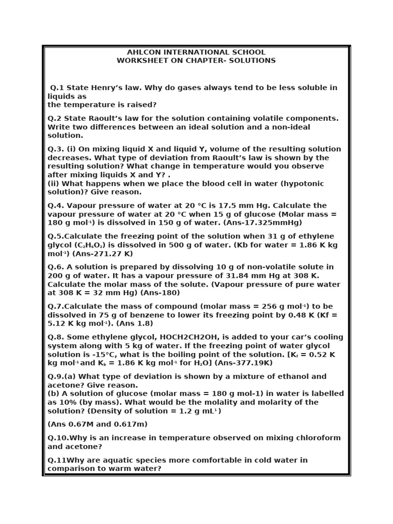 Solutions- level1 | PDF