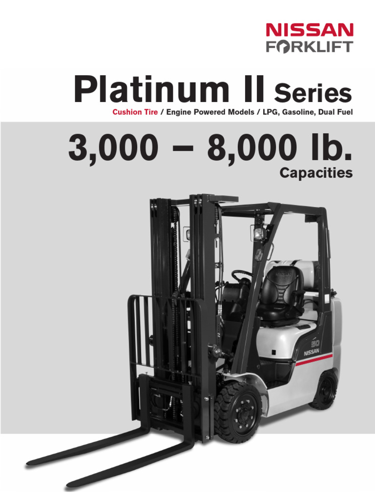Nissan Fork Lift Spec Sheets | PDF