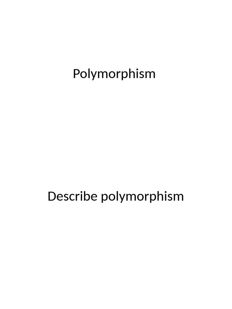 10.Polymorphism | PDF