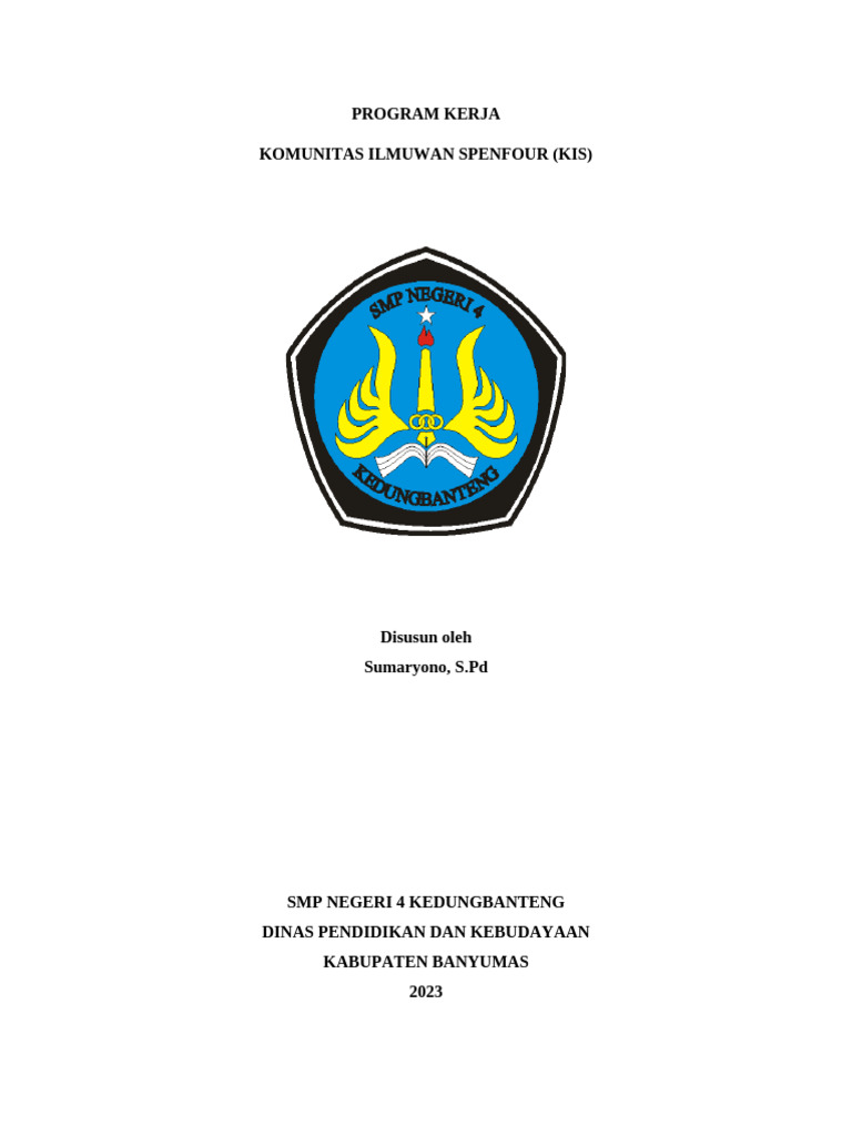 PROGRAM KERJA Kis | PDF