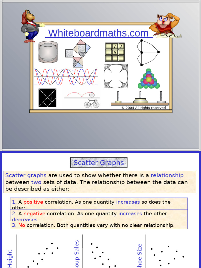 5) Scatter Graphs and Lines of Best Fit | PDF
