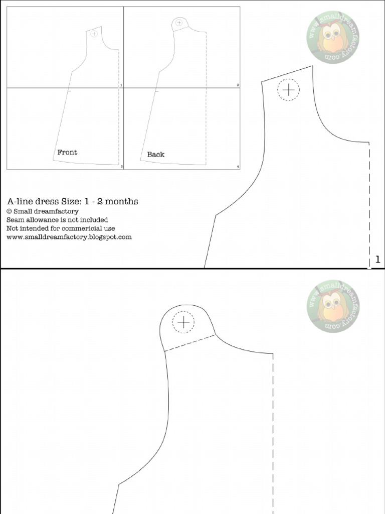 Patron Robe Trapèze 56 | PDF