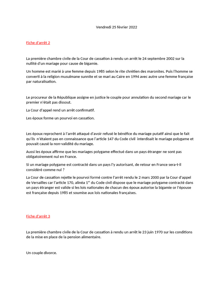 Séance Td2 DRT Fam | PDF | Judiciaries | Legal Organizations