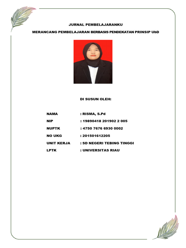 Jurnal Pembelajaran Modul 1 - Risma | PDF