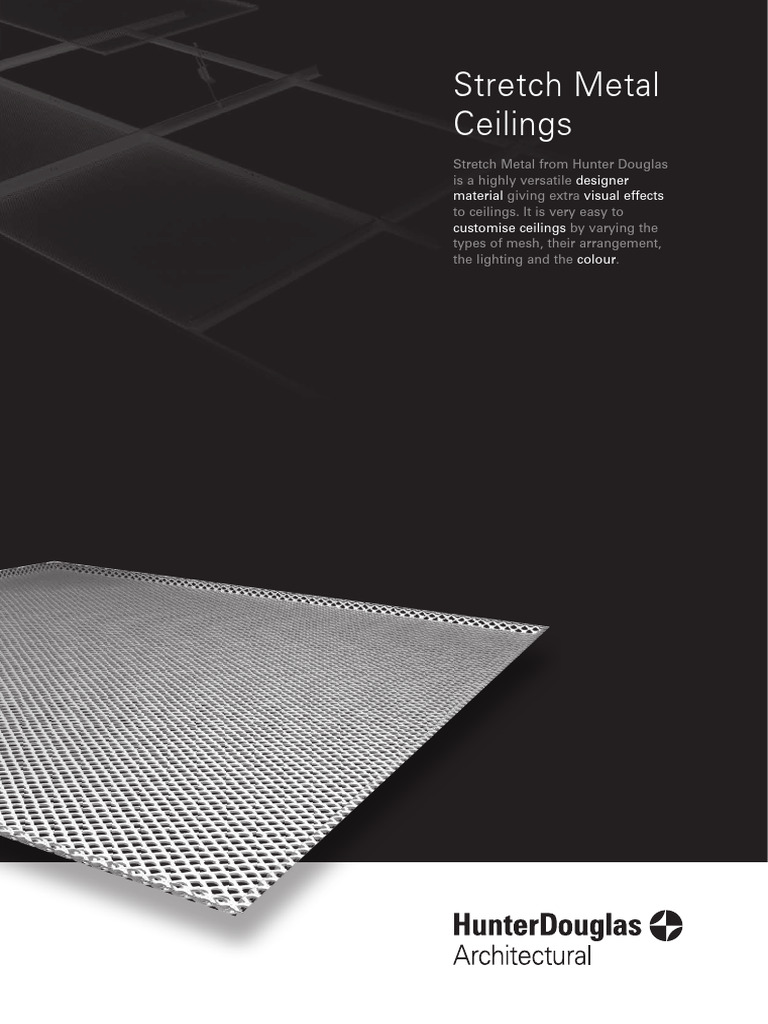Brochure Metal Ceilings Stretch Metal | PDF