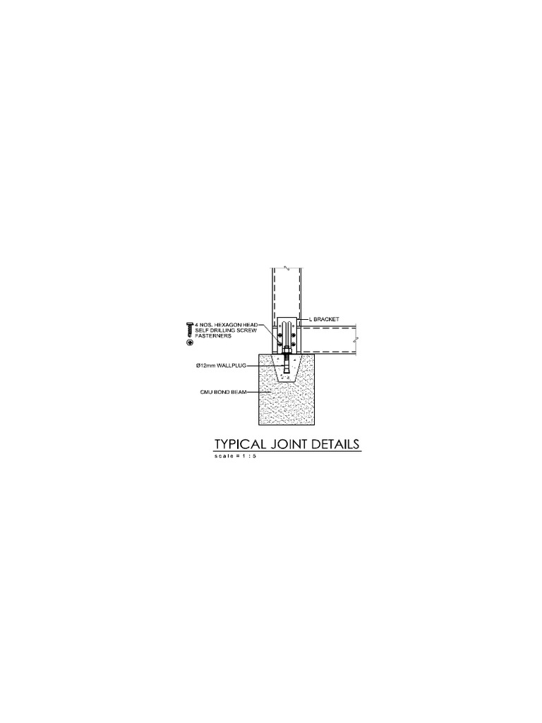 Typical Joint Detail | PDF