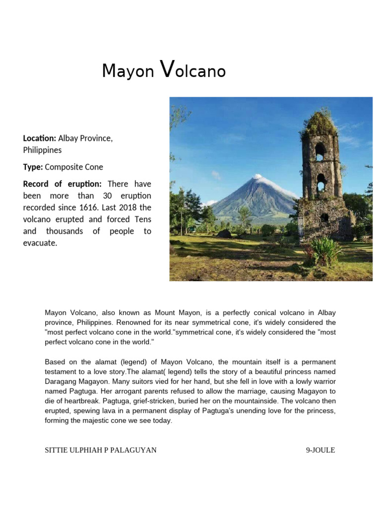 Mayon Volcano!!!!!!!!!!!!! | PDF