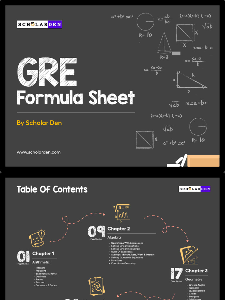 Final Formula Sheet | PDF