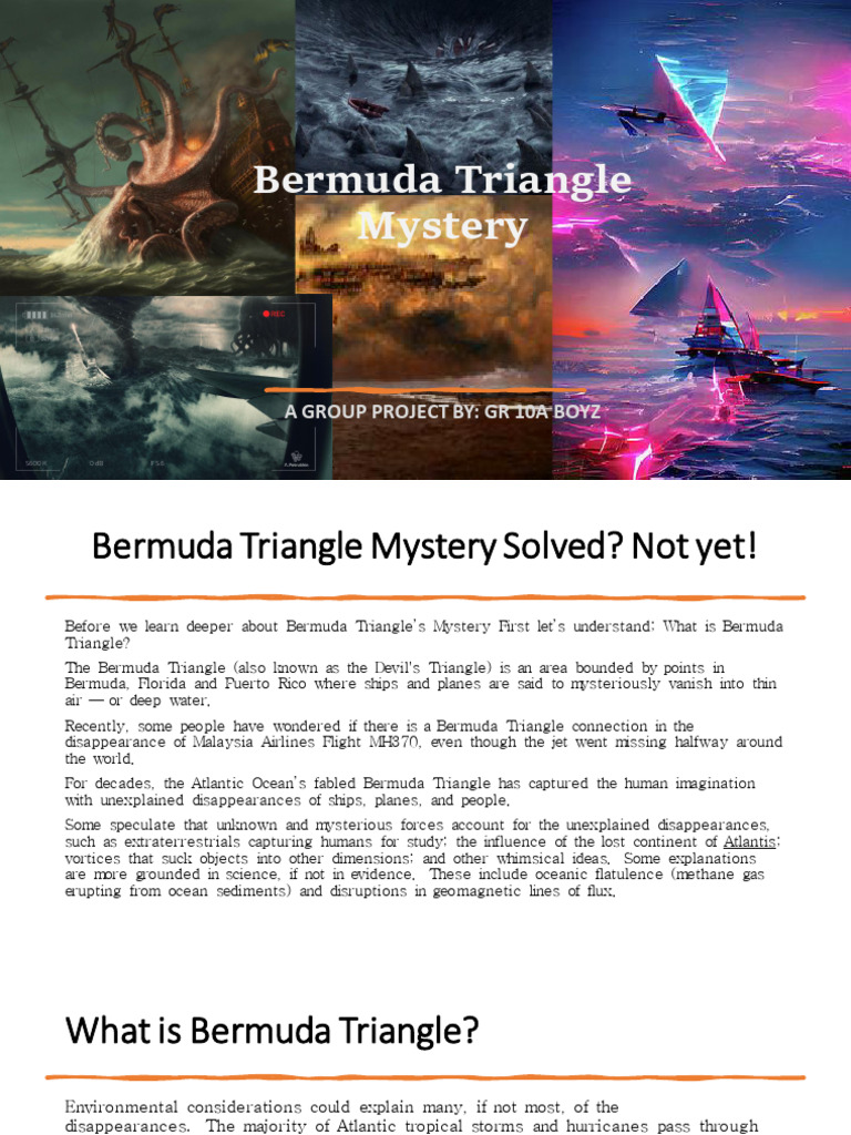 Bermuda Triangle Mystery | PDF | Physical Geography