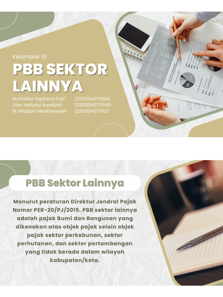 PPT PBB Sektor Lainnya | PDF