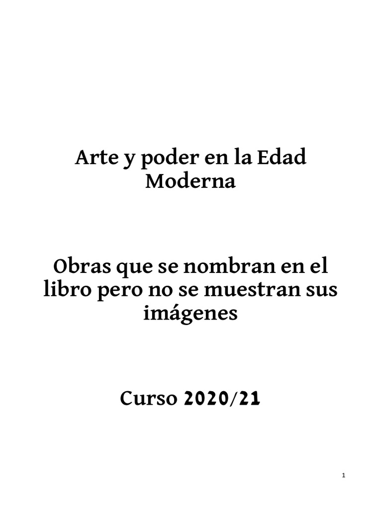 IMÁGENES Que No Salen en El Libro Arte y Poder | PDF