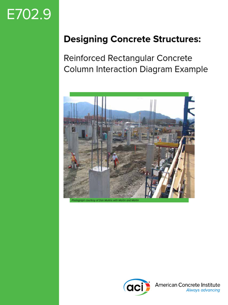 ACI E702.9-22 Designing Concrete Structures Reinforced Rectangular ...