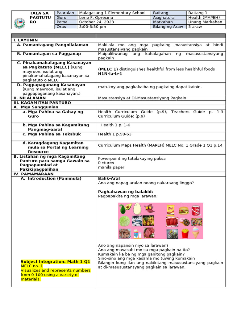Healt Hw1-Q1-Cot1-2023-2024 | PDF
