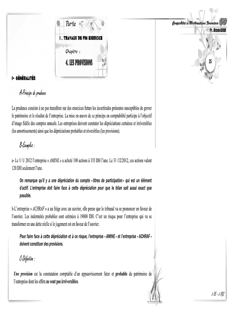 Chap4_Provisions | PDF