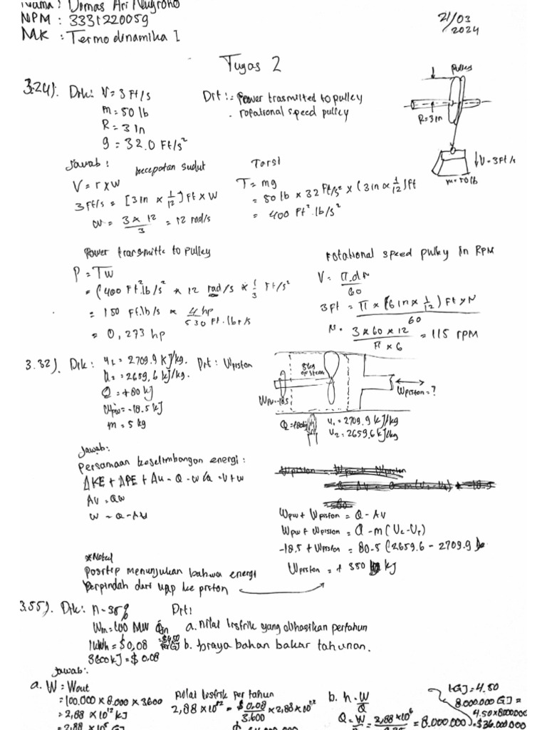 Thermodynamics 2 | PDF