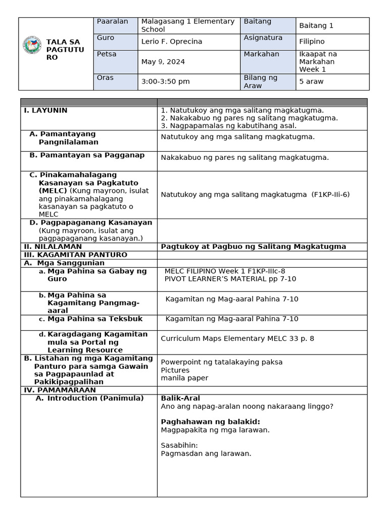CO4-Filipino1-2023-2024 | PDF