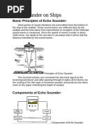 Principles and Components of Echo Sounder | PDF | Electrical ...