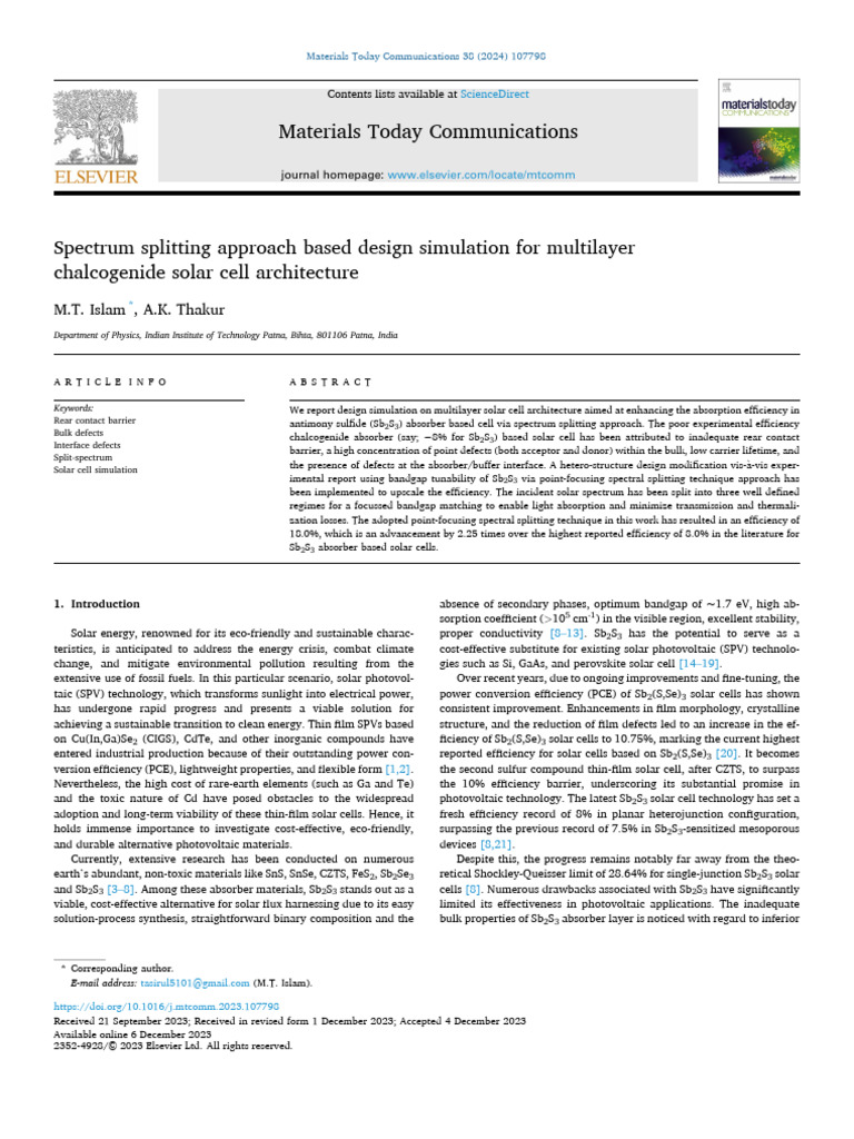 Materials Today Communications | PDF