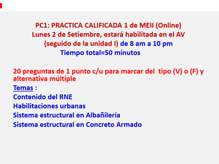 Instrucciones PC1 de MEII | PDF