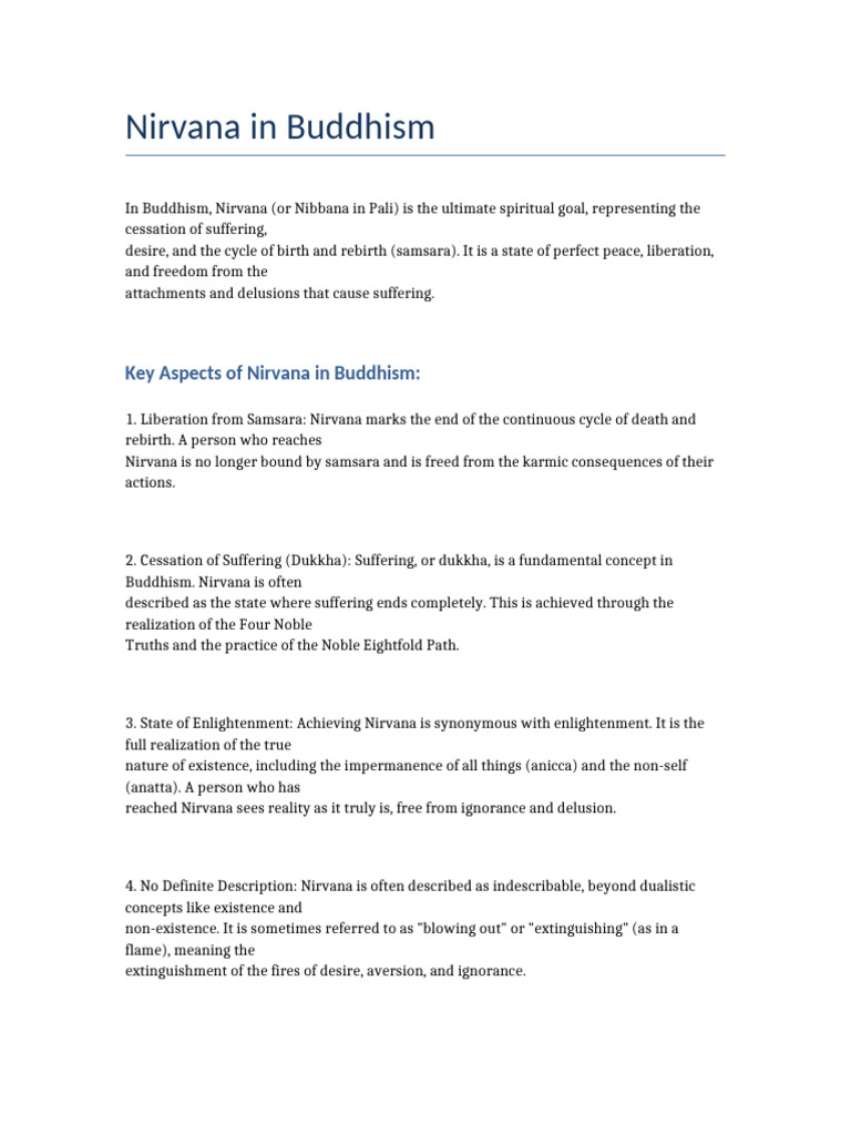 Nirvana_in_Buddhism | PDF