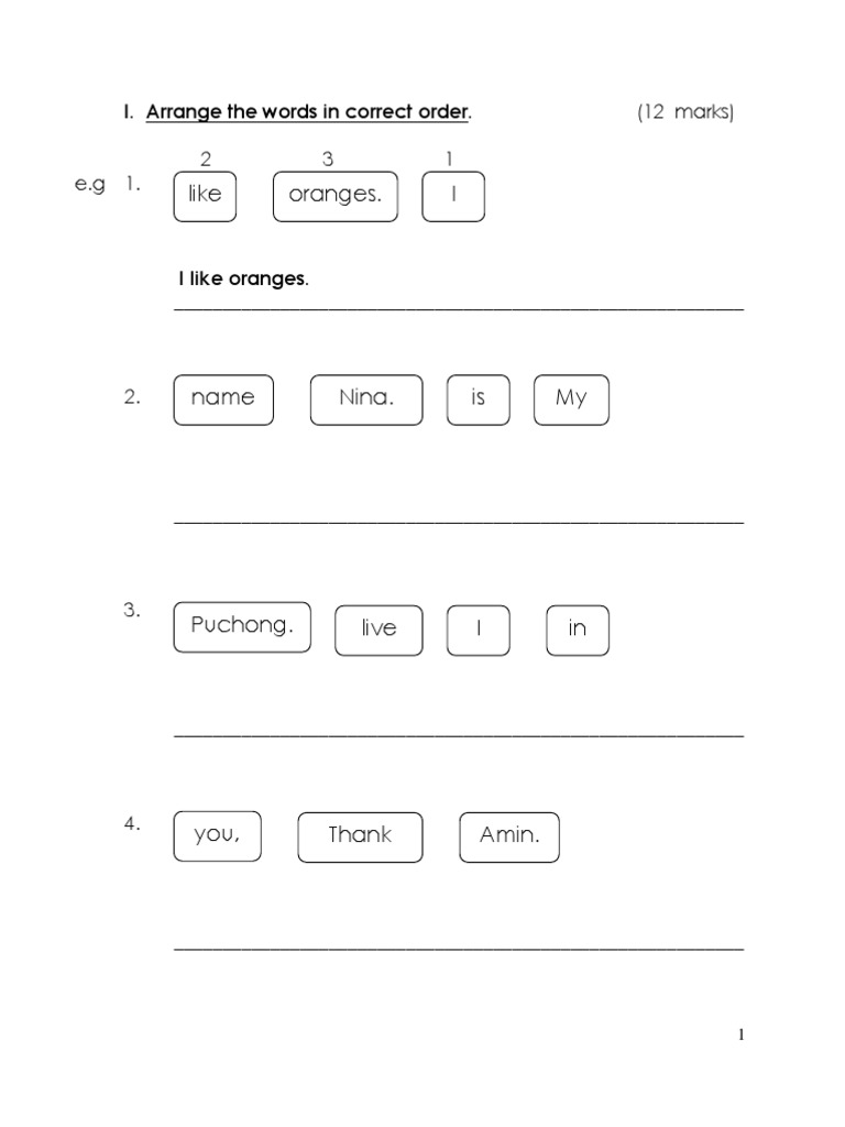 English Year 2 | PDF