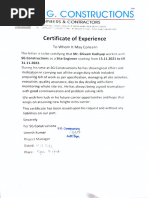 Driver Experience Certificate Format 3 | PDF