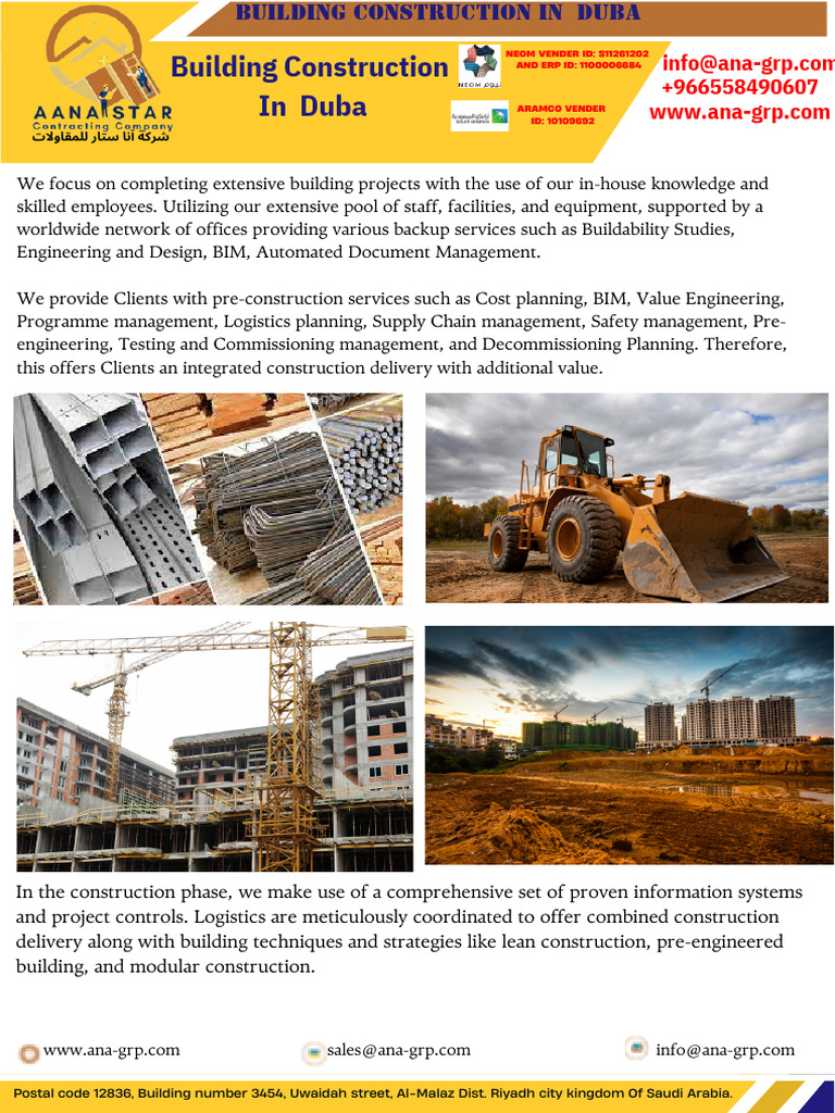 Bulding Construction in Duba | PDF