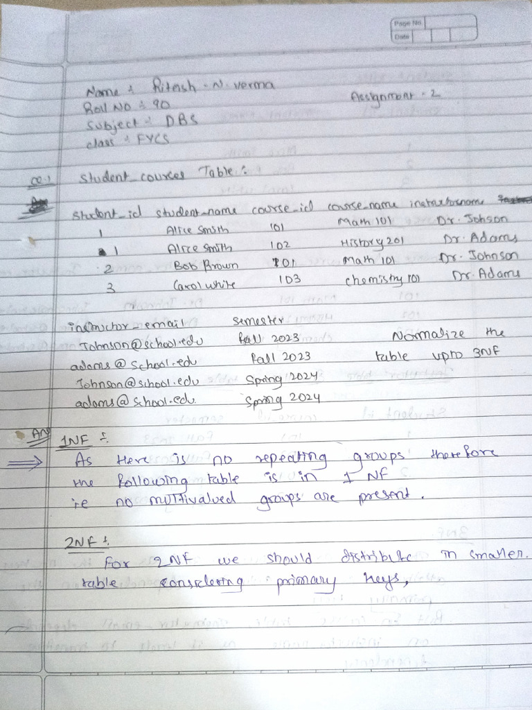 Dbs Assignment 2 Solutions | PDF