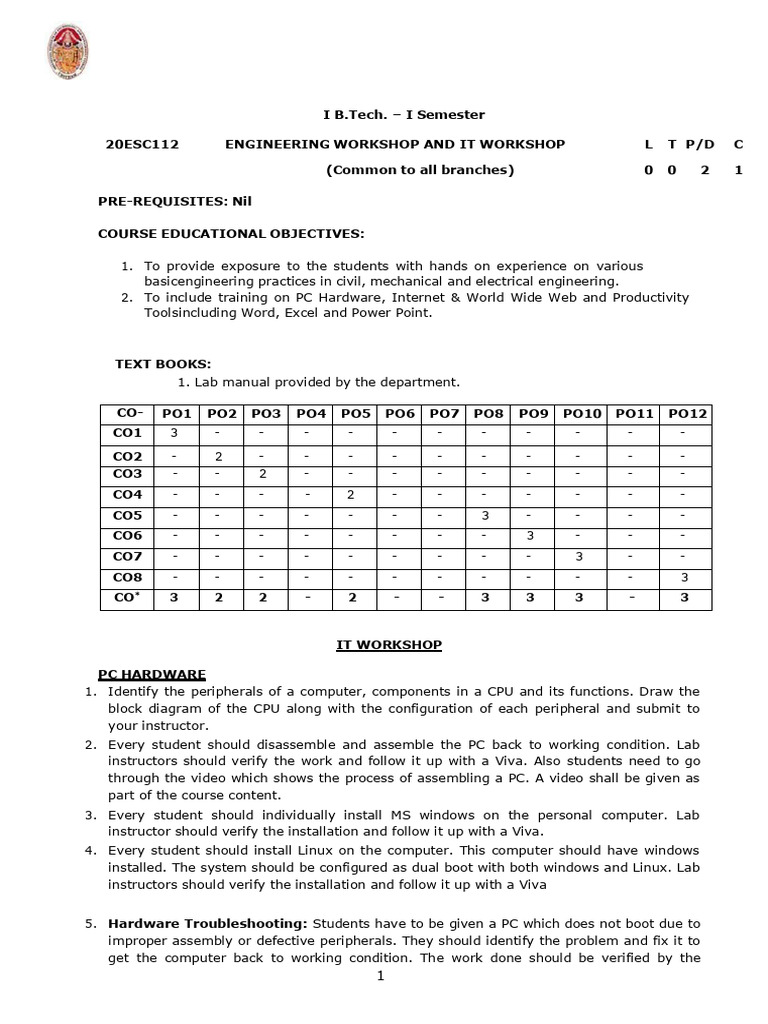 New It Lab Manual | PDF