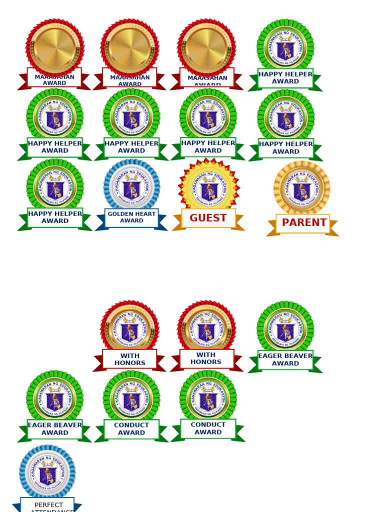 Ribbon Heads EDITABLE | PDF