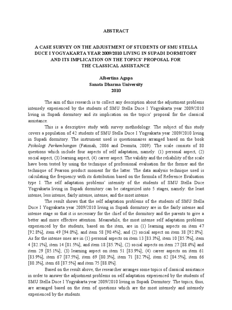 Abstract Tin A 2 | PDF | Survey Methodology | Methodology