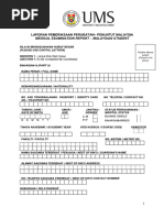 Borang Pemeriksaan Kesihatan Permohonan Lesen Vokasional Jpjl8a | PDF