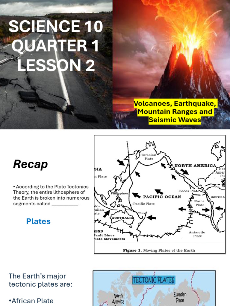 G10 Q1 LESSON 2 Volcanoes Earthquake Mountain Ranges and Seismic Wave | PDF