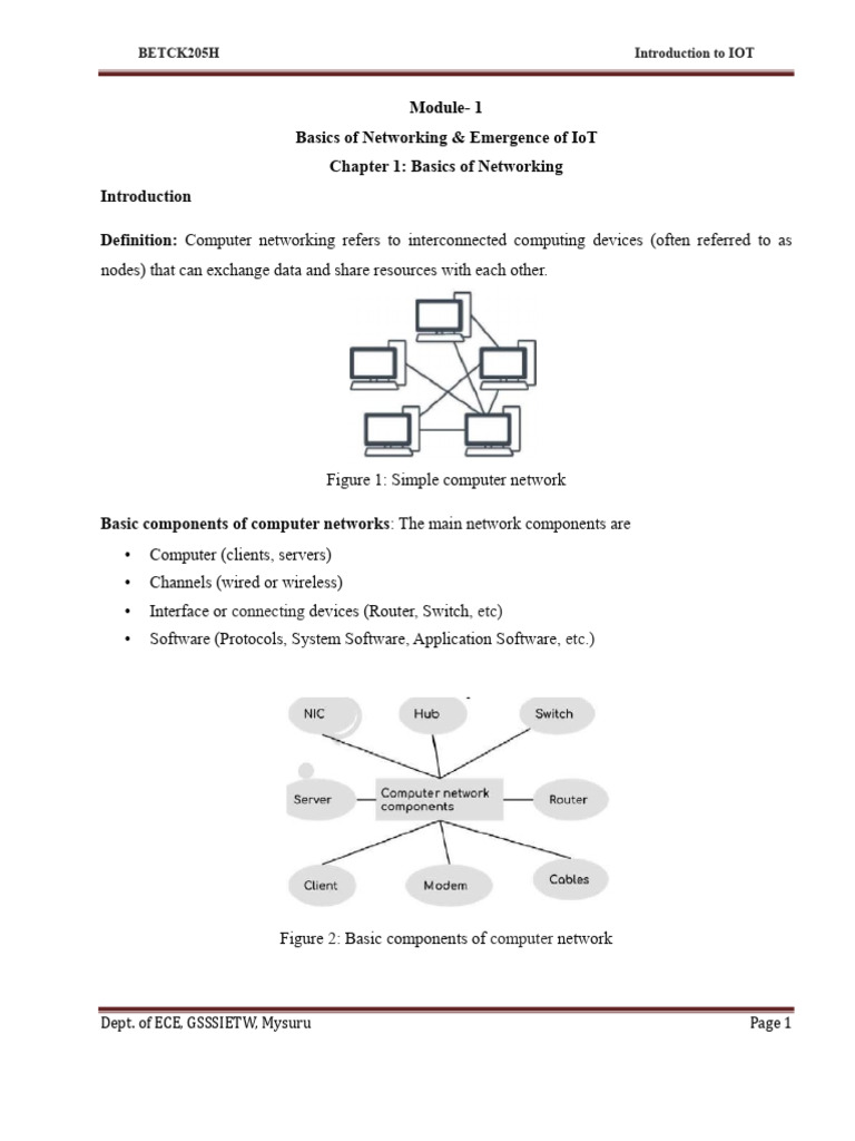 Chapter 1: Basics of Networking Definition | PDF