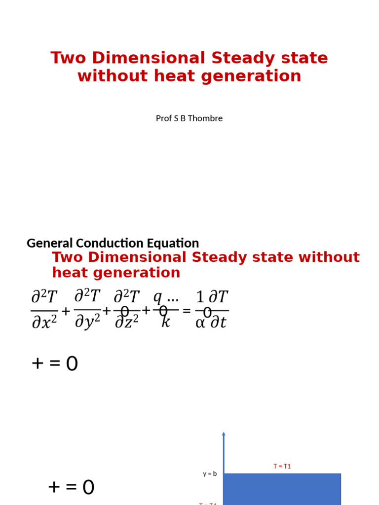General Conduction Equation - 2 D-WHG-SS | PDF
