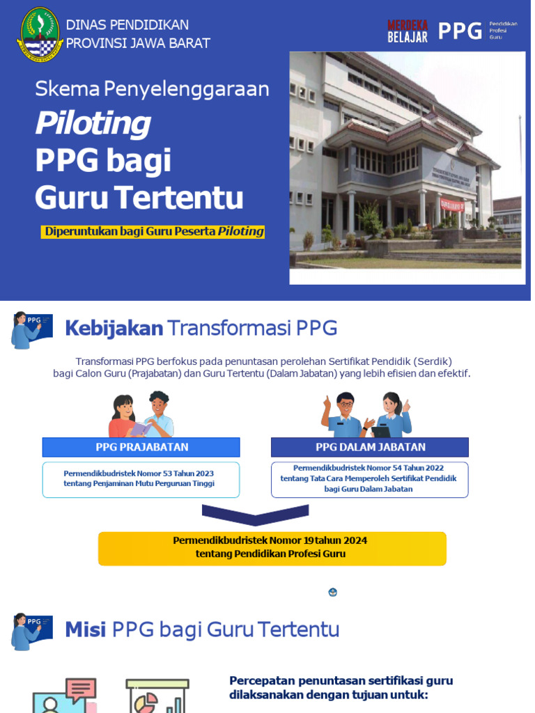 Piloting PPG Bagi Guru Tertentu Hingga TPG | PDF