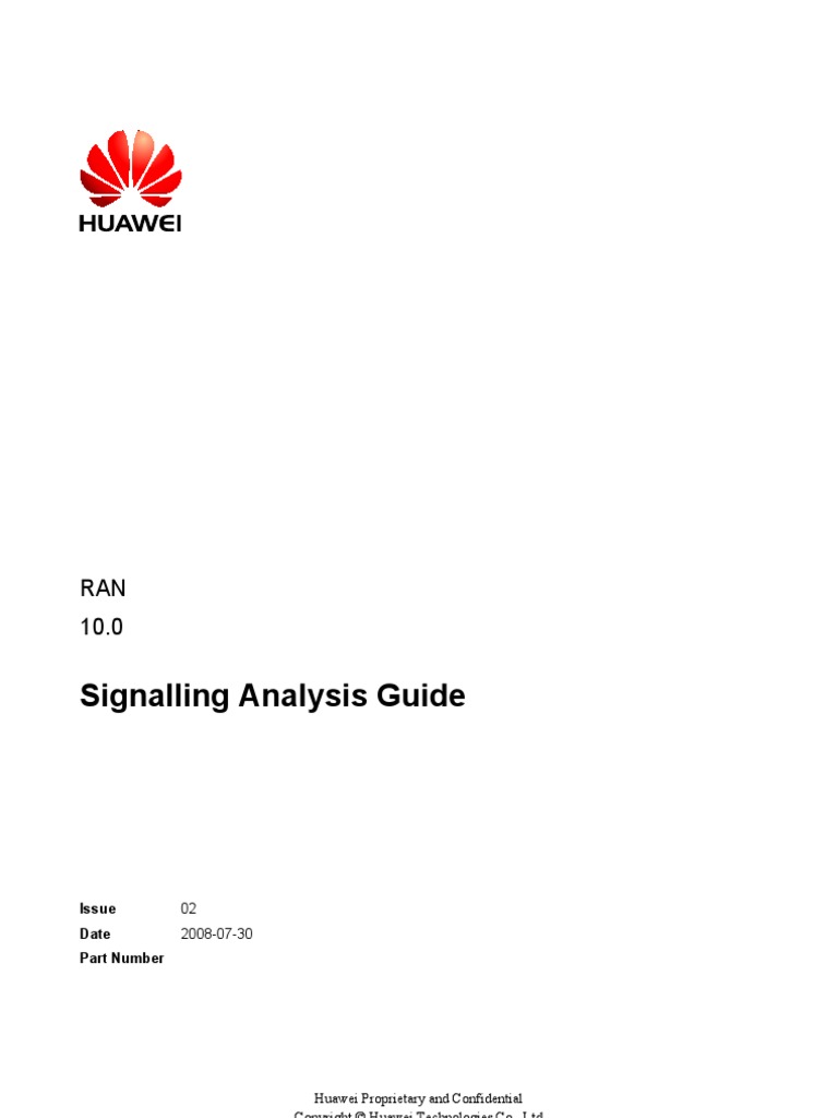 RAN Signaling Analysis Guide (RAN10.0 - 02) | PDF | Wireless | Digital ...