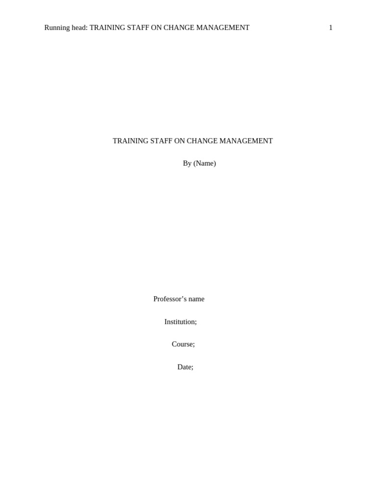 4094 revised--Change management | PDF