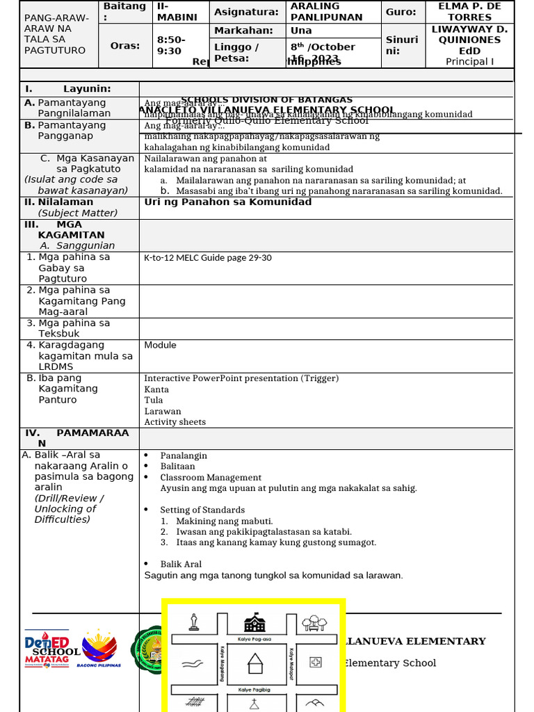 EPD-COT1-lesson plan-AP | PDF