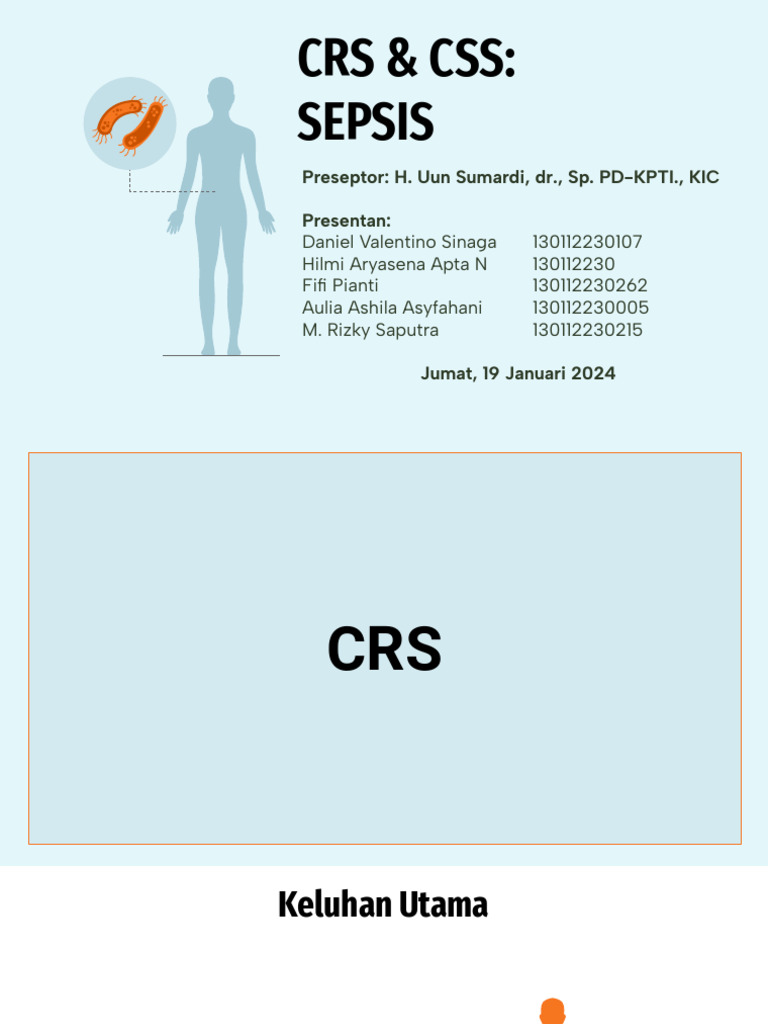CRS CSS Sepsis | PDF