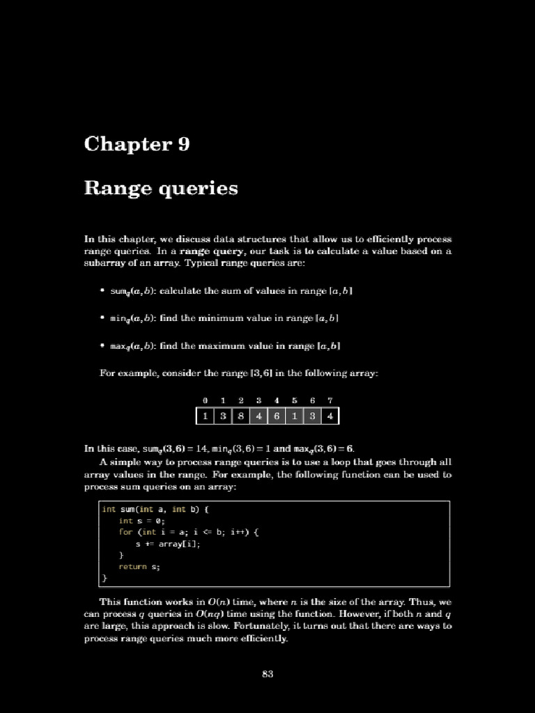 Competitive Programmer's Handbook - 93-104 - Dark Mode | PDF