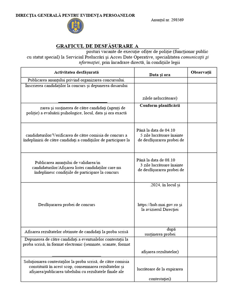 Grafic Concurs SPADO | PDF