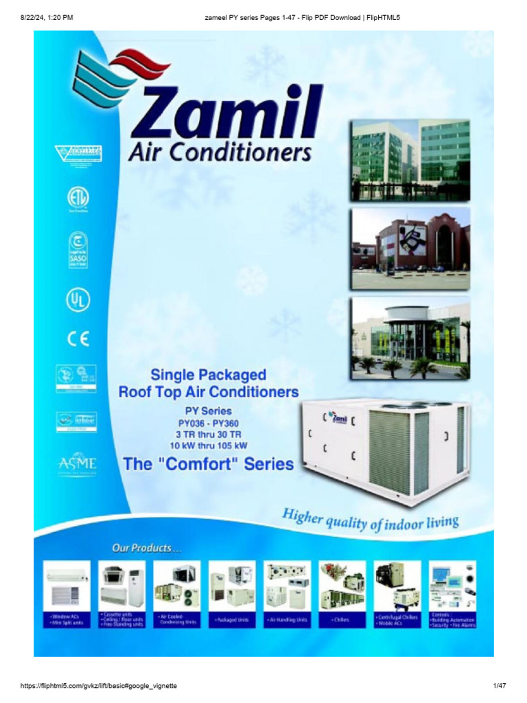 Zamil PY Series | PDF