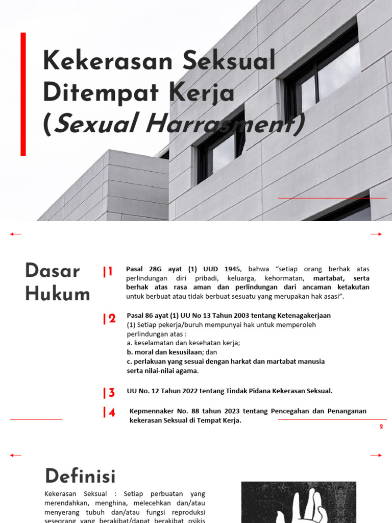 Kekerasan Seksual Di Tempat Kerja | PDF