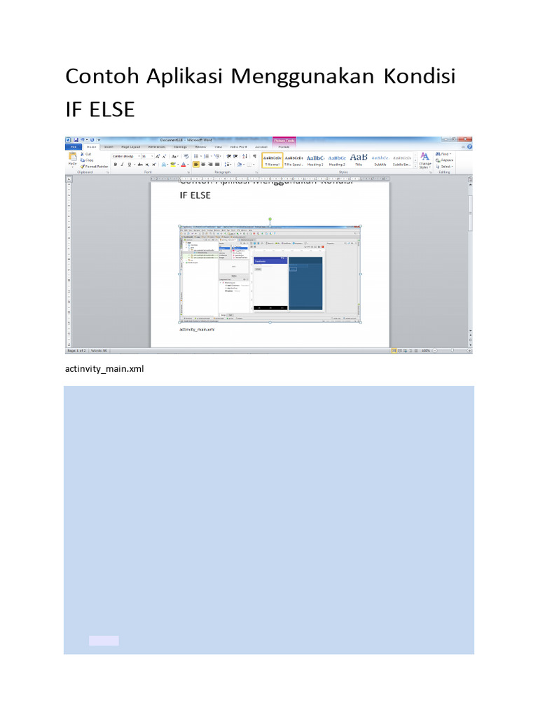 7 Contoh Aplikasi Menggunakan Kondisi IF ELSE | PDF