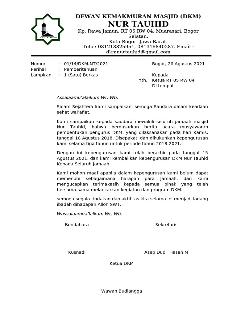 Contoh Surat | PDF